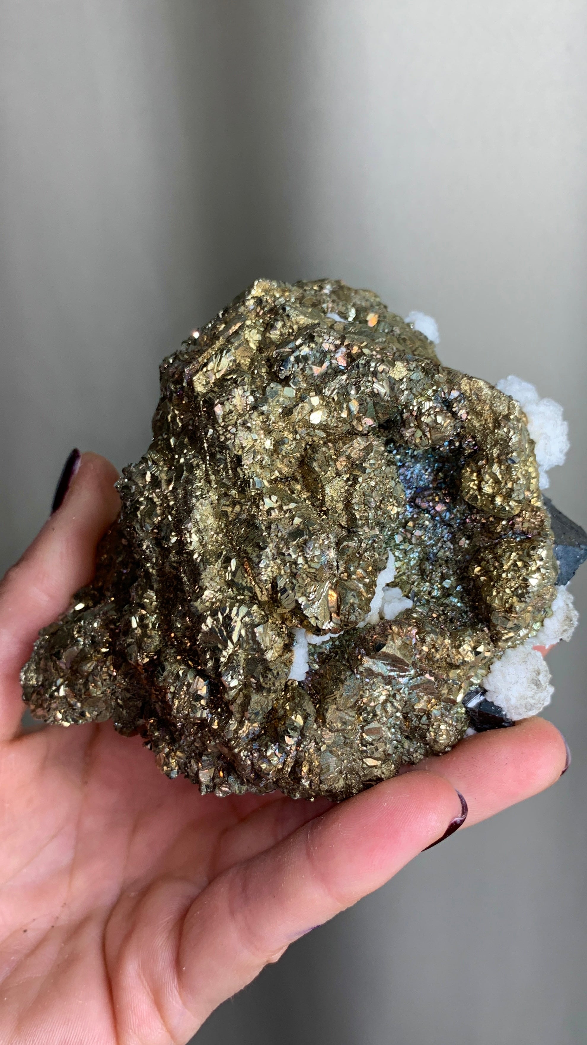 Pyrite Pseudomorph After Pyrrhotite with Sphalerite - From Trepca Mine ...