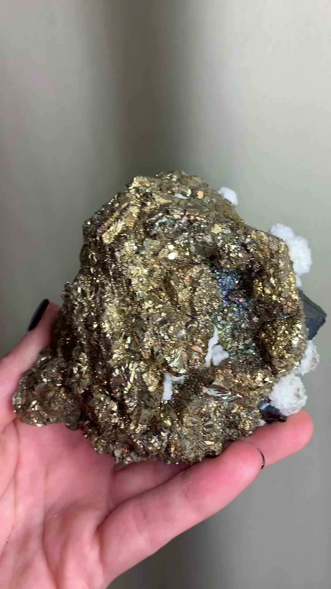 Pyrite Pseudomorph After Pyrrhotite with Sphalerite - From Trepca Mine ...